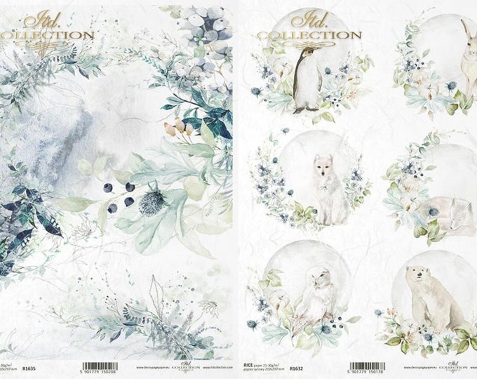 Winter Views Decoupage Paper - SOFT Decoupage Paper - ITD Collection ...