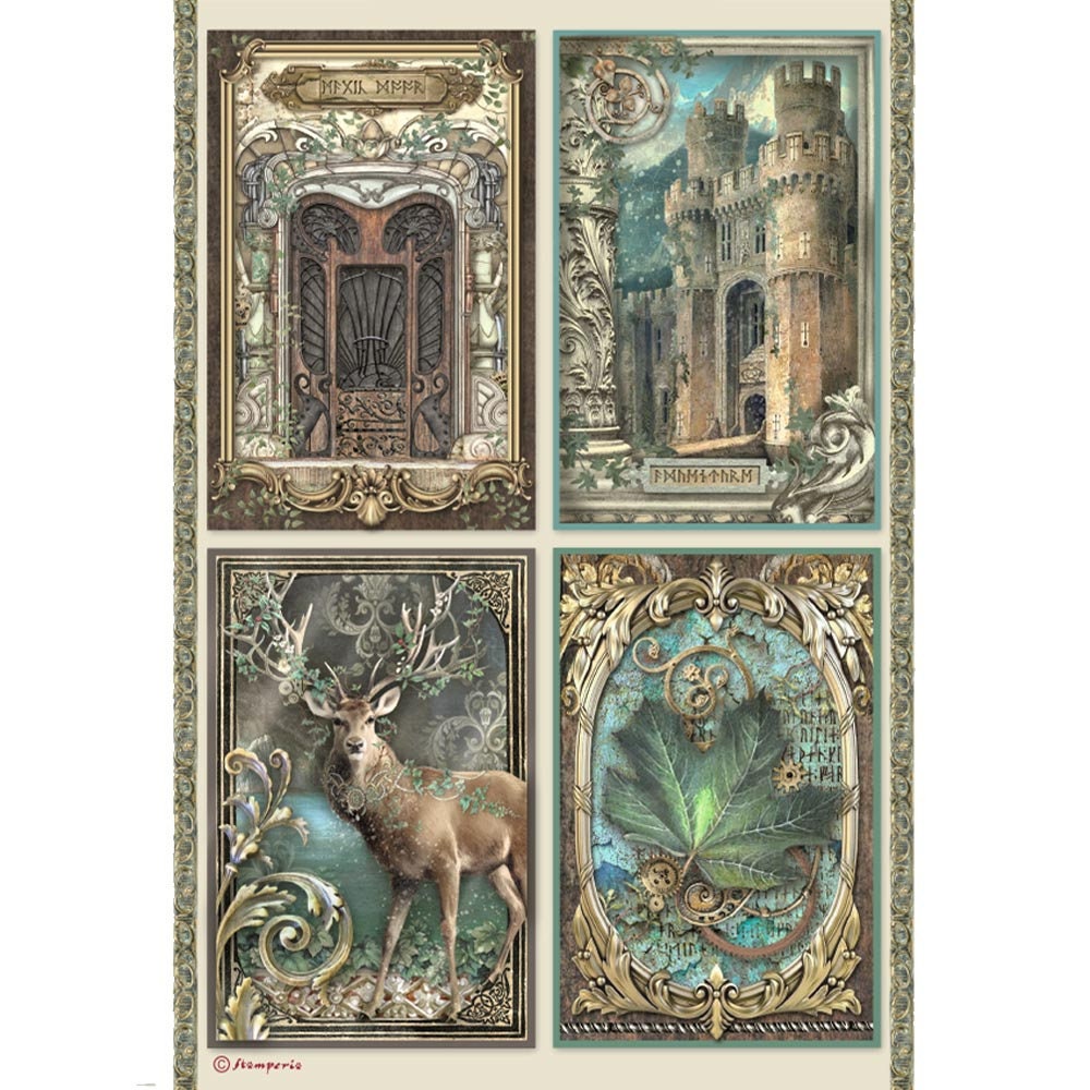 Stamperia A4 Magic Forest Rice Paper - Decoupage Rice Paper - Magic ...