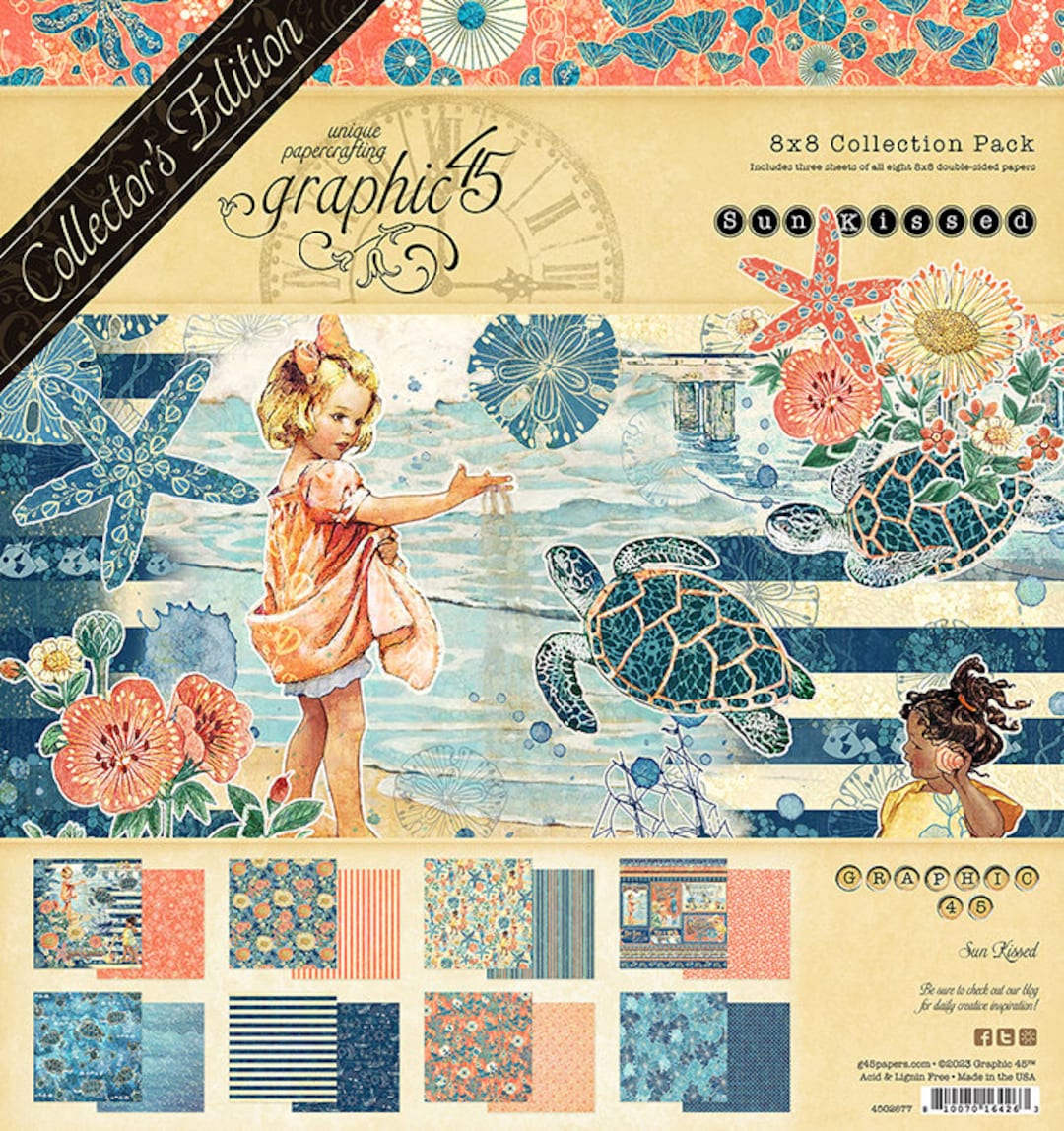 8x8 Sun Kissed Pack G45 Sun Kissed Collection 8x8 Cardstock G45 Sun ...
