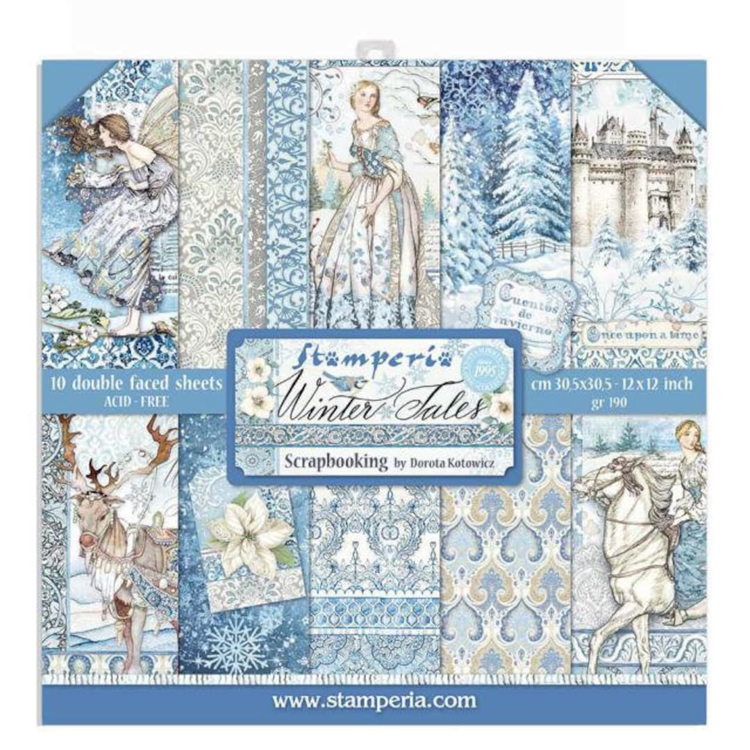 Stamperia 12x12 Winter Tales Cardstock - Winter Tales - Double Sided ...