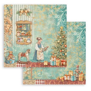 Stamperia 8x8 the Nutcracker Cardstock - Stamperia - Double Sided ...