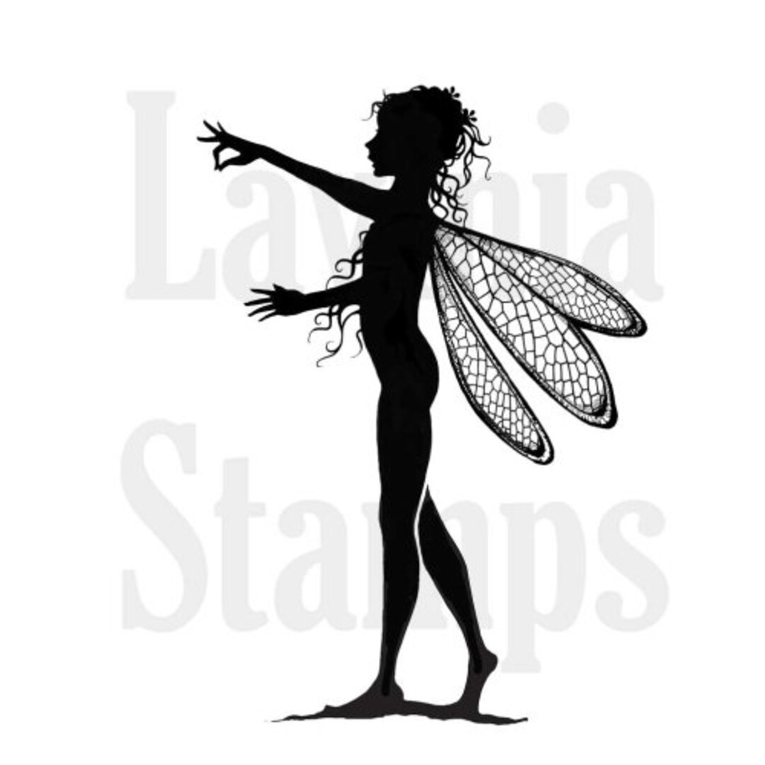 Lavinia Stamps Freya Fairy - Standing Fairy Stamp - Clear Cling Stamp ...