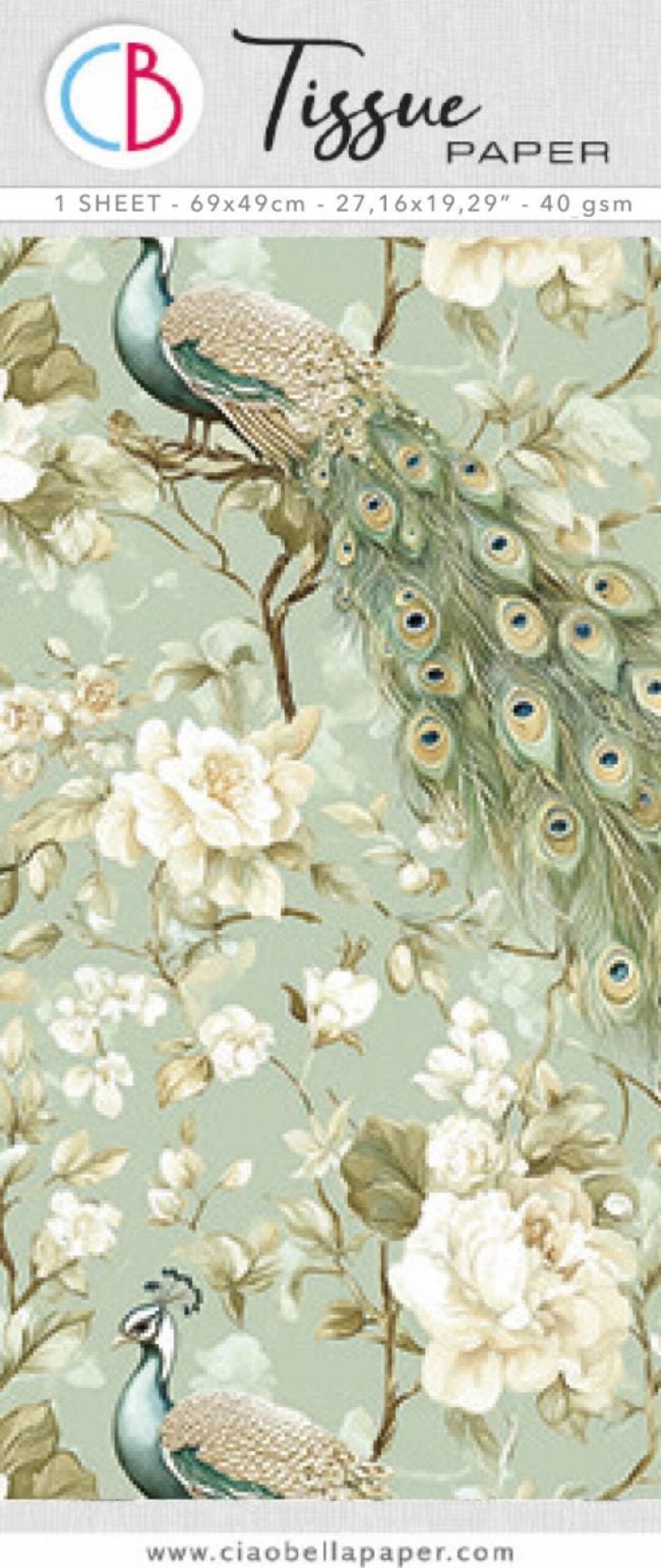 Ciao Bella Opulence Tissue Paper for Decoupage - Ciao Bella - Tissue ...