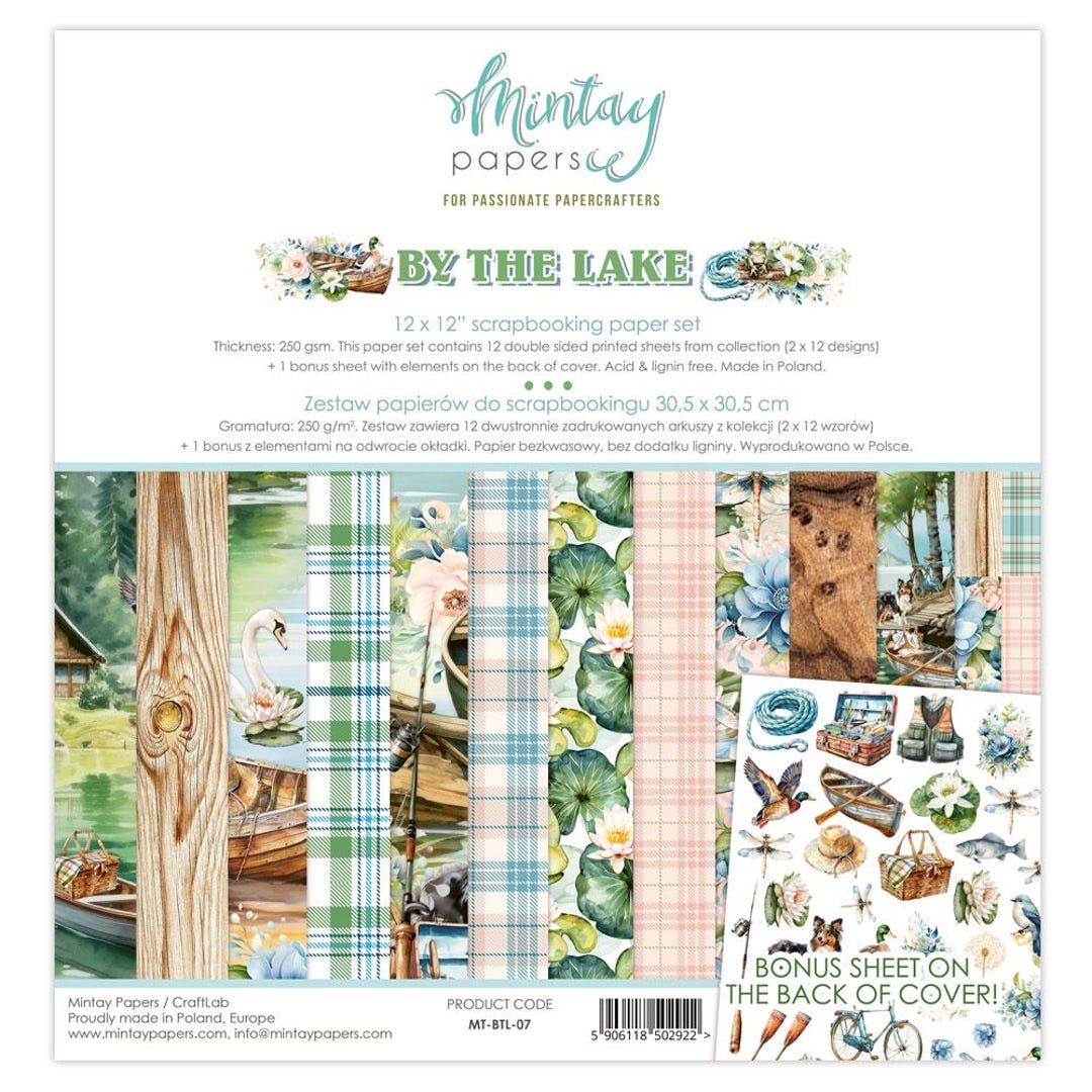 Mintay 12x12 by the Lake Paper Pack - Double Sided Paper - 12x12 Paper ...