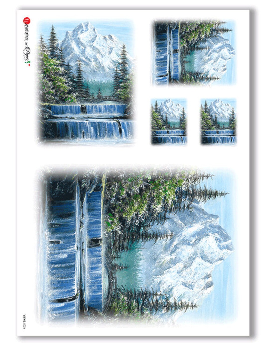 Paper Designs A4 Landscape Rice Paper - Paper Designs Rice Paper ...