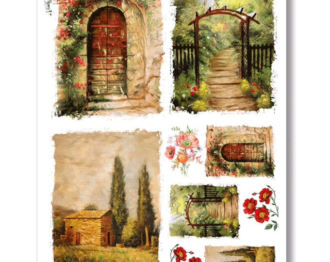 Paper Designs Rice Paper Views Landscape Rice Paper Decoupage Rice ...