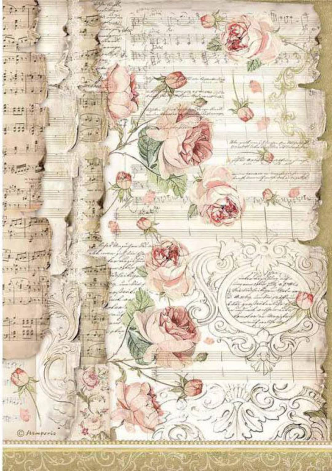 Stamperia Princess Collection A4 Rice Paper - Decoupage Rice Paper ...