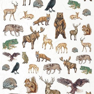 Mysterious Forest A4 Rice Paper Set Rice Paper Set Forest Rice Paper ...