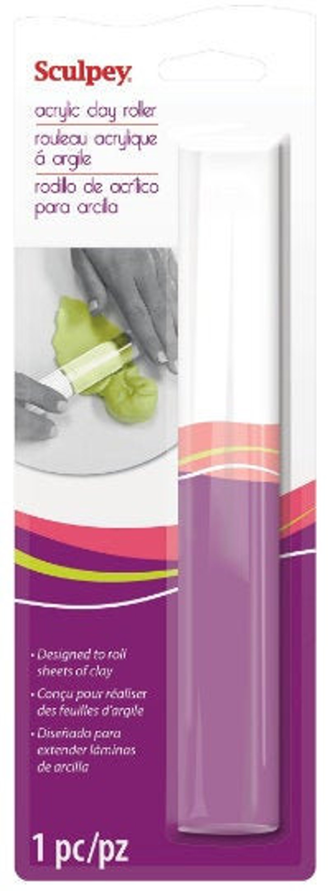 Sculpey Clay Roller - Acrylic Clay Roller - Polymer Clay Tool - Clay ...