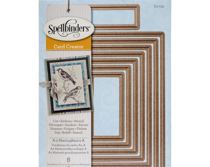 Spellbinders A2 Matting A Spellbinders Nestabilities Card Creator Dies ...