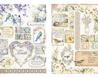 Stamperia Princess Collection A4 Rice Paper Decoupage Rice Paper ...