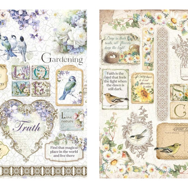 Stamperia Rice Paper - Etsy