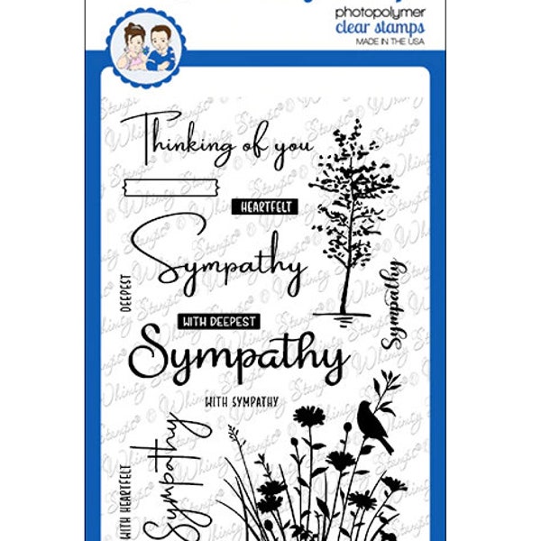 Sympathy Stamp - Etsy