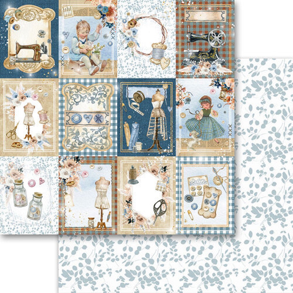 Memory Place 12x12 Stitched Together Collection Pack - 12x12 Cardstock ...
