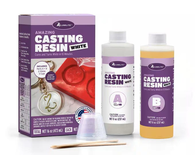 16oz Amazing Casting Resin Kit - Casting Resin - Instant Cure Resin ...