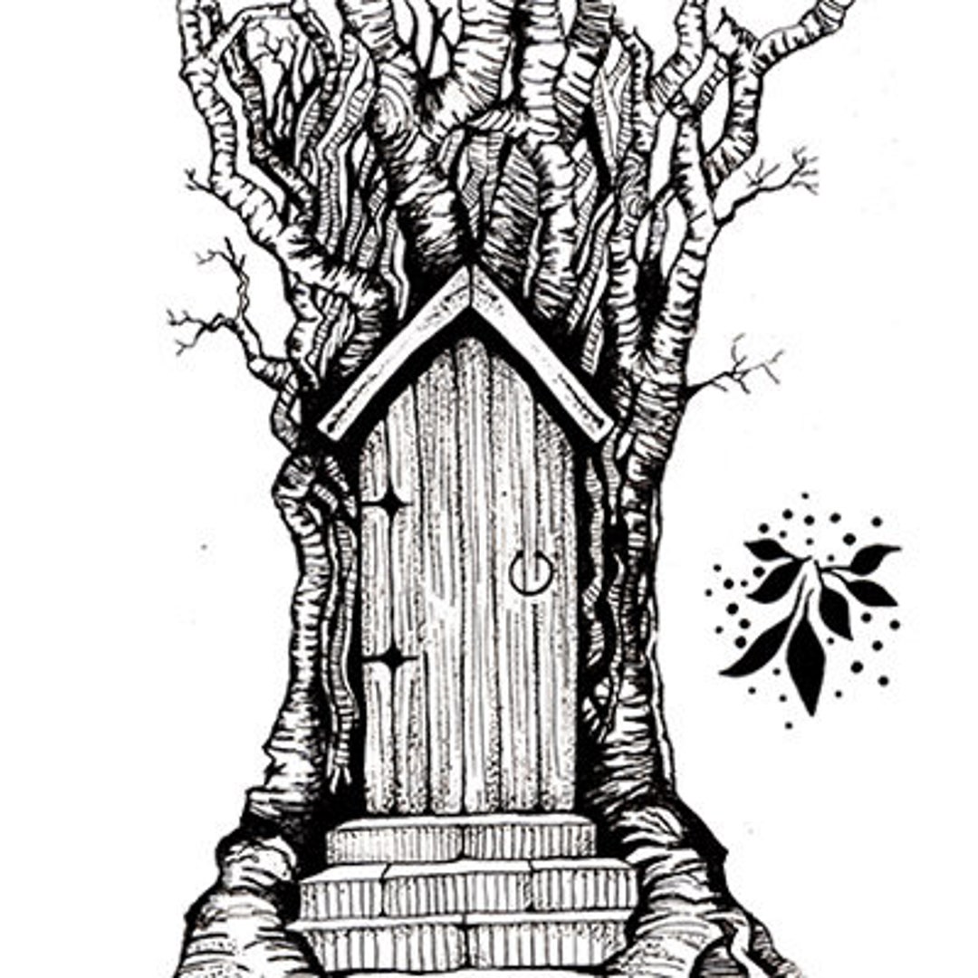 Lavinia Stamps Fairy Door Large - Fairy Door Stamp - Fairy Door Stamp ...