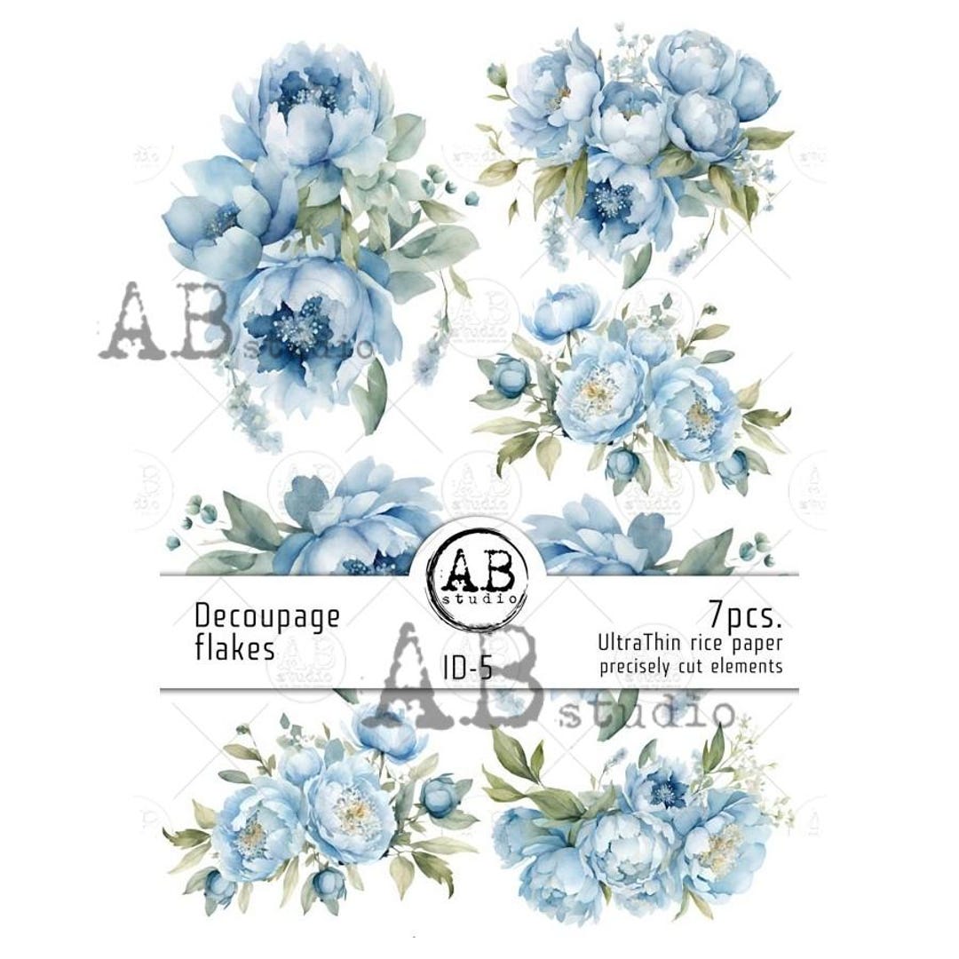 Abstudio A4 Decoupage Flakes - Decoupage Paper - Ultra Thin Rice Paper ...