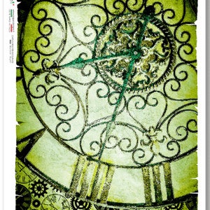 Paper Designs Rice Paper - Watches - Clock Rice Paper - Decoupage Rice ...