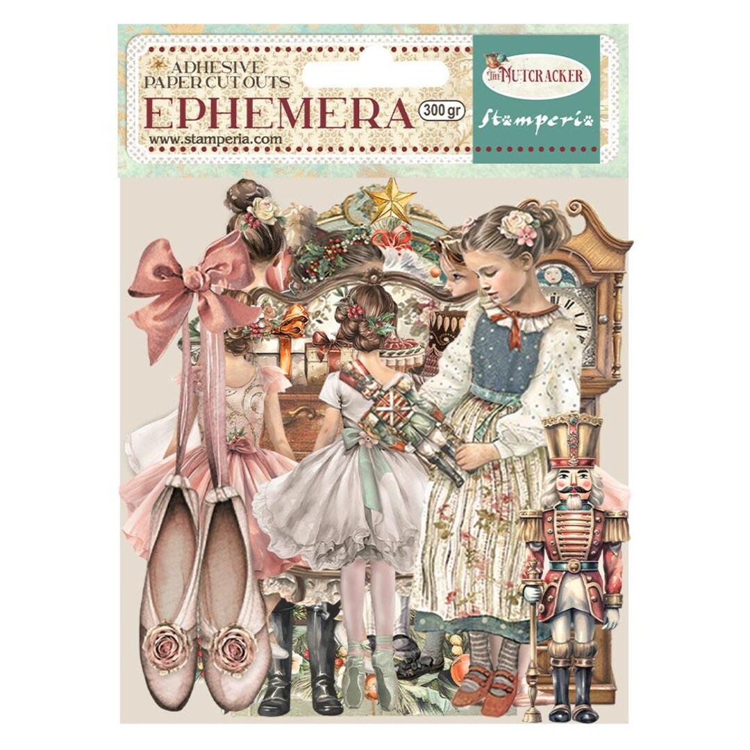 Stamperia the Nutcracker Ephemera Ephemera Assortment Adhesive Ephemera ...