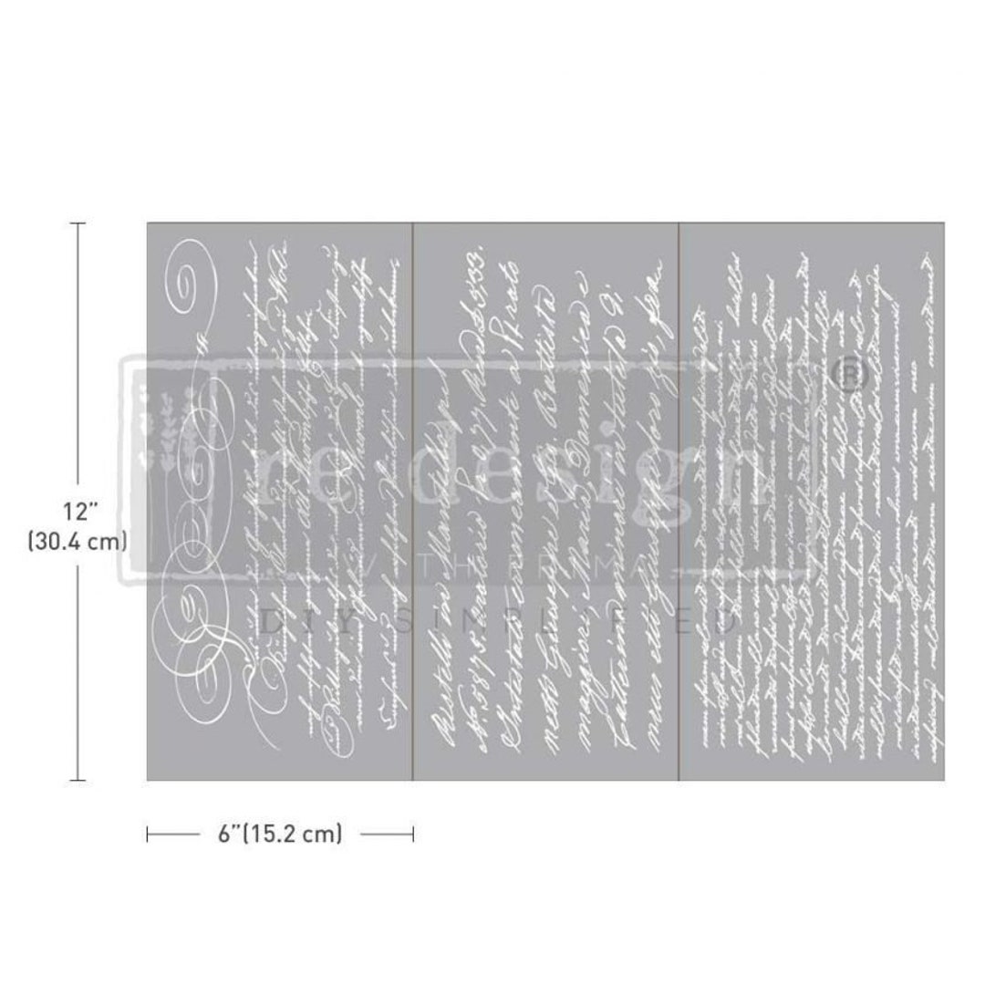 Prima Secret Letter II Transfer Sheets - Decor Transfer - Transfer ...