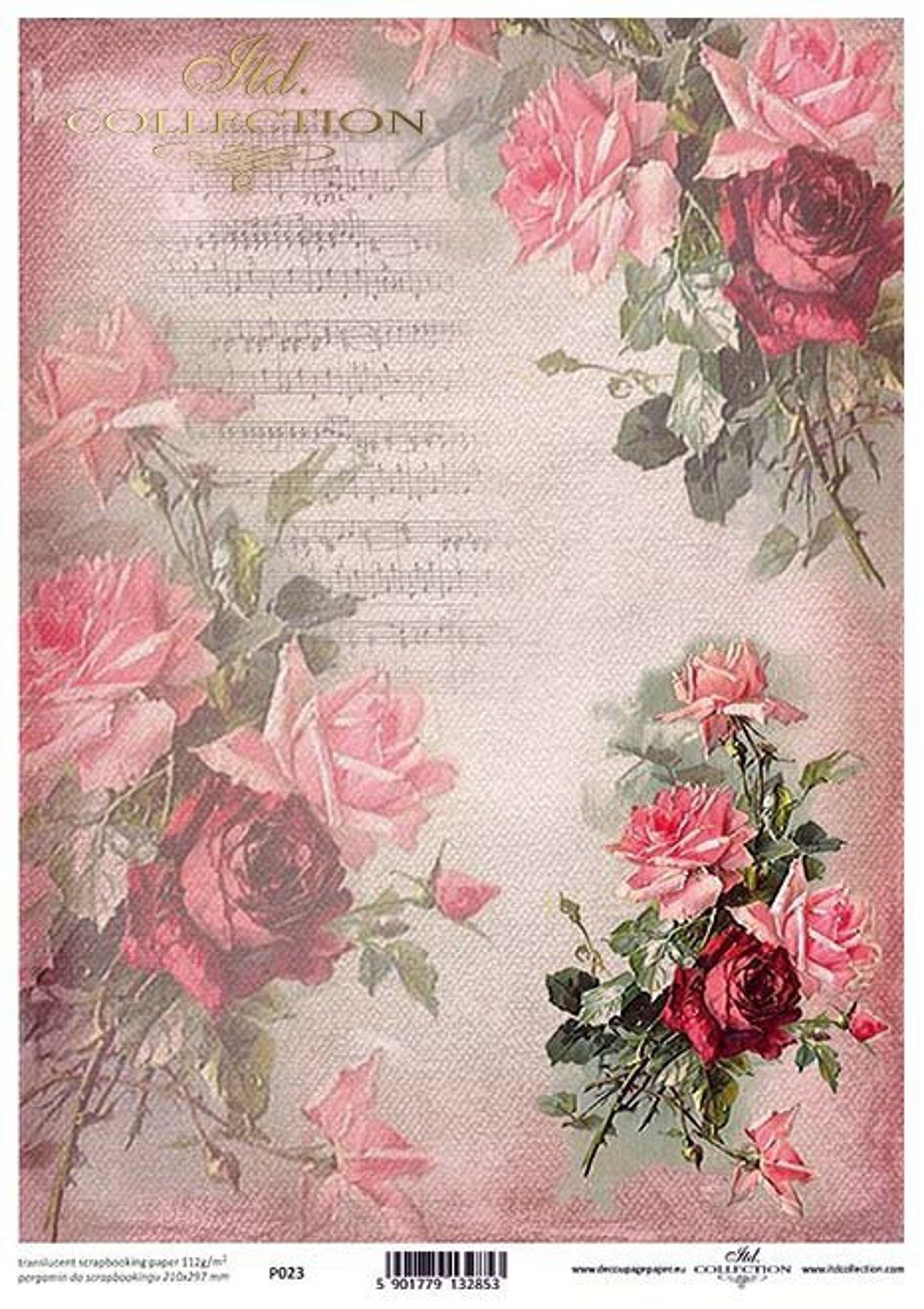 ITD Collection Translucent Parchment - Floral Compositions - Vellum ...