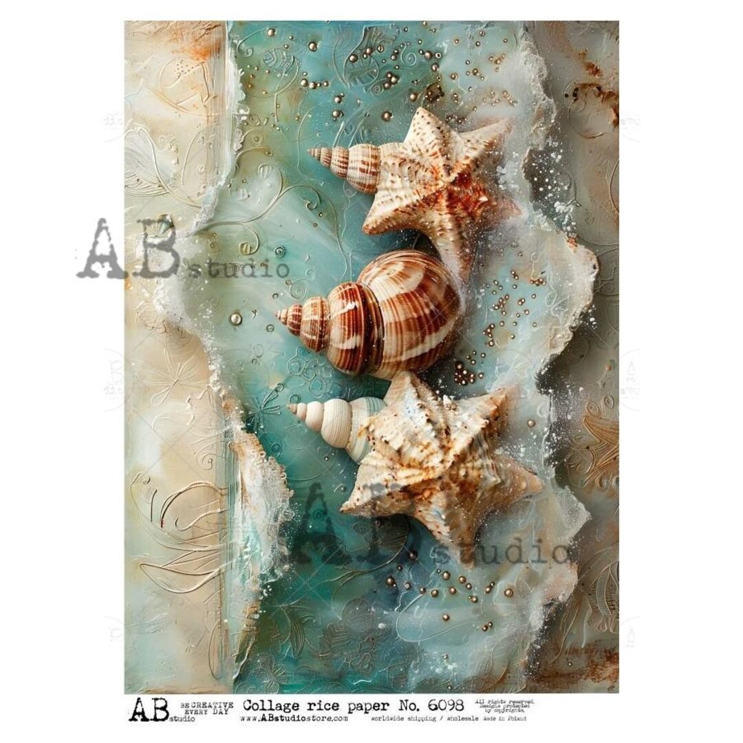Abstudio A4 Decoupage Rice Paper - Decoupage Paper - Rice Paper - A4 ...