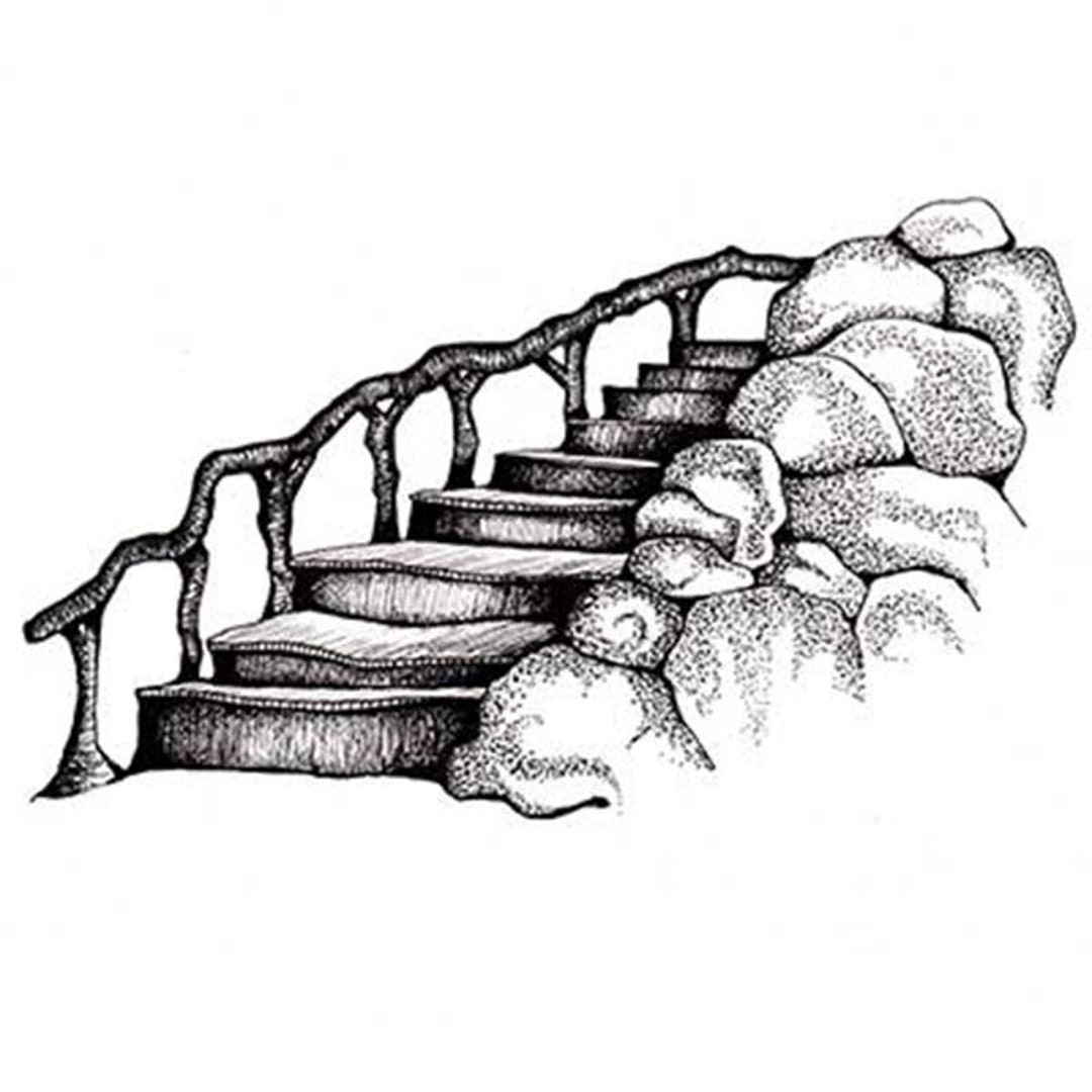 Lavinia Stamps Fairy Steps - Fairy Path Stamp - Walkway Cling Stamp ...