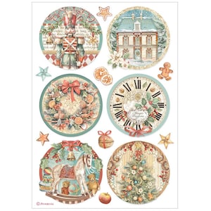 Stamperia A4 the Nutcracker Rice Paper - Decoupage Rice Paper - Holiday ...