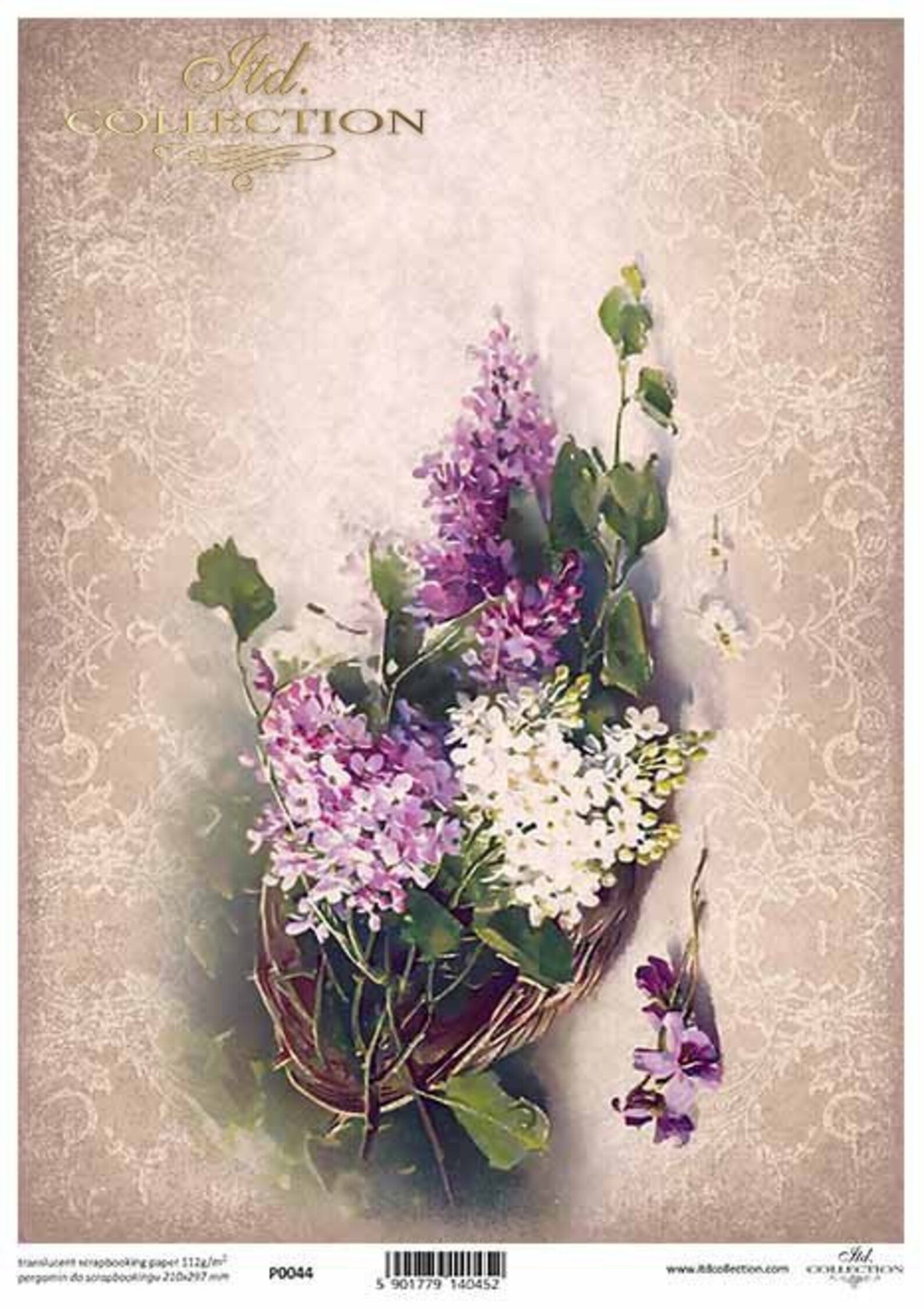 ITD Collection Translucent Parchment - Floral Compositions - Vellum ...