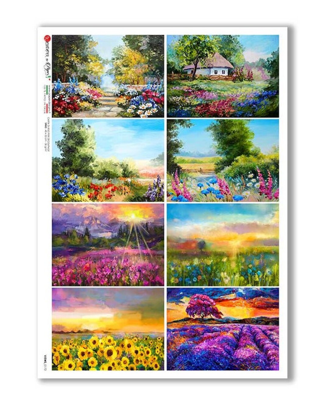 Paper Designs Rice Paper - Landscape Paper - Views Rice Paper ...