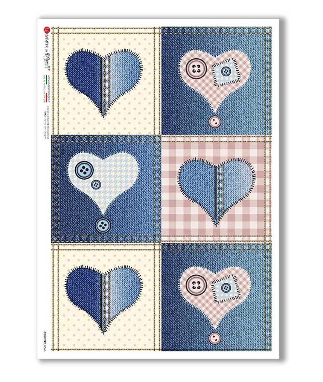 Paper Designs Rice Paper - Country - Patriotic Rice Paper - Decoupage ...