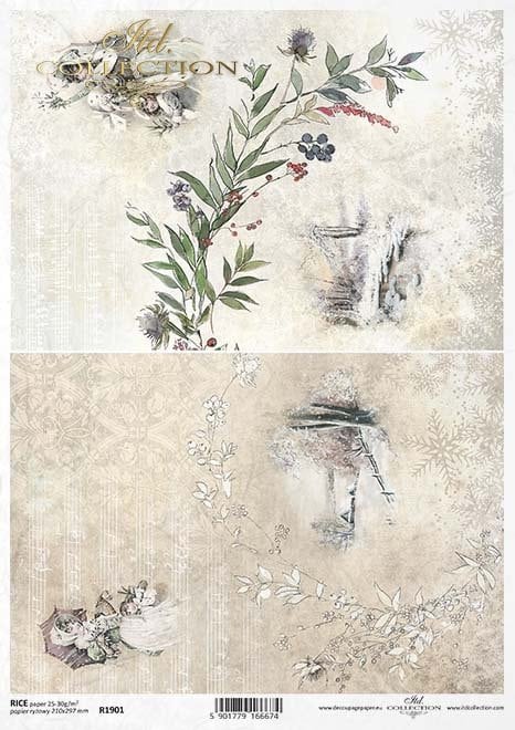 ITD Collection Victorian Christmas Rice Paper Christmas Rice - Etsy