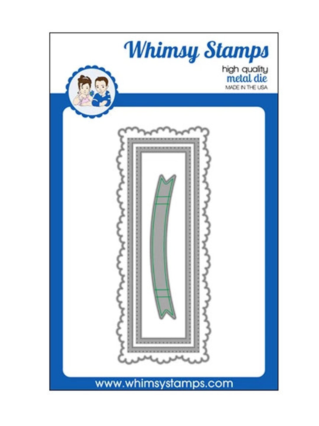 Whimsy Stamps Slimline Fancy Frame Die Set - Whimsy Stamps Die Set - Slimline Die - Die for ...