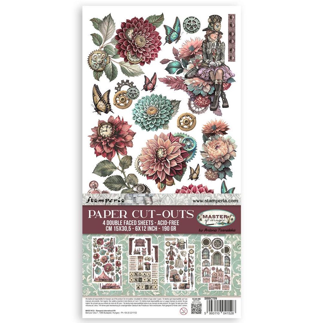 Stamperia Master of Magic Paper Cut Outs - Stamperia - Paper Cut Outs - Double Faced Sheets ...