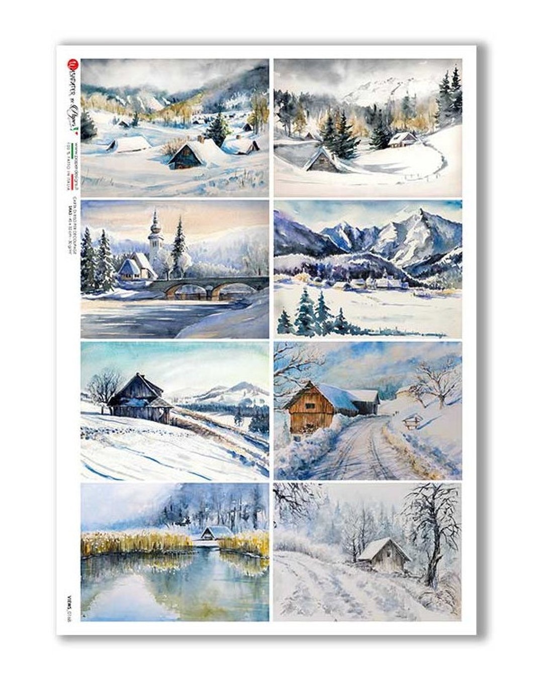 Paper Designs Rice Paper - Landscape Paper - Views Rice Paper ...