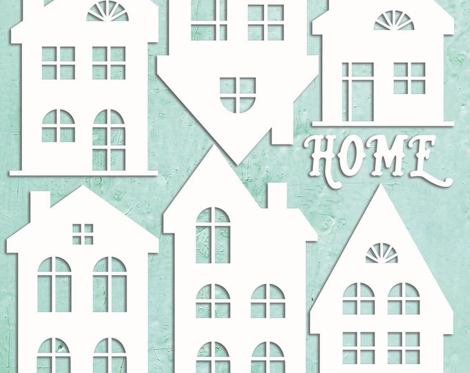 Mintay Houses Set Chippies Chipboard Sheet Mintay Chippies Mintay ...