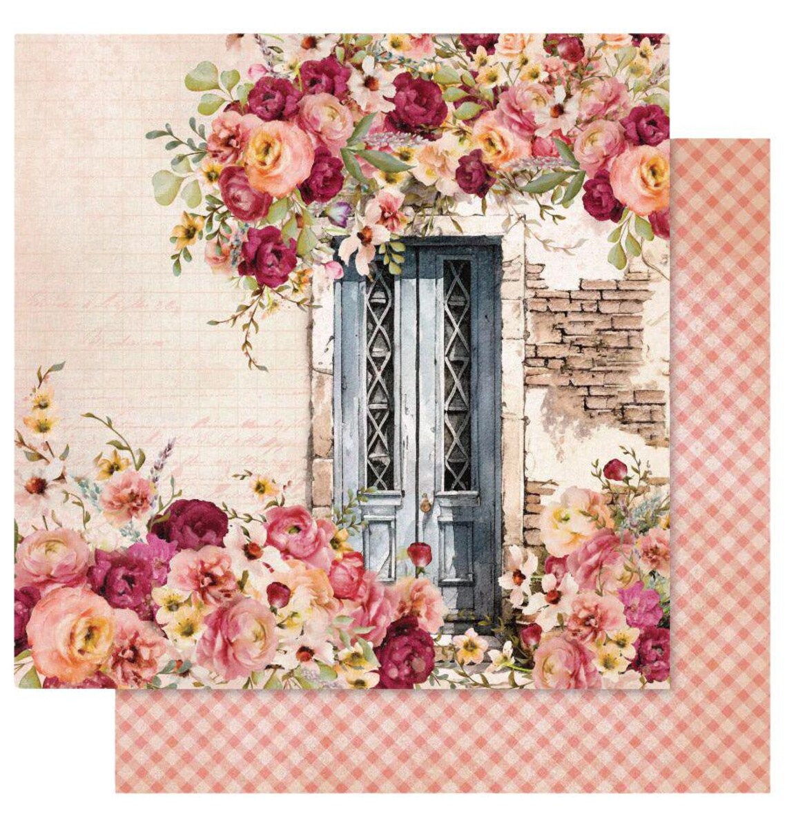 Paper Rose Studio 6x6 Vintage Rose Paper Pad - Double Sided Cardstock ...