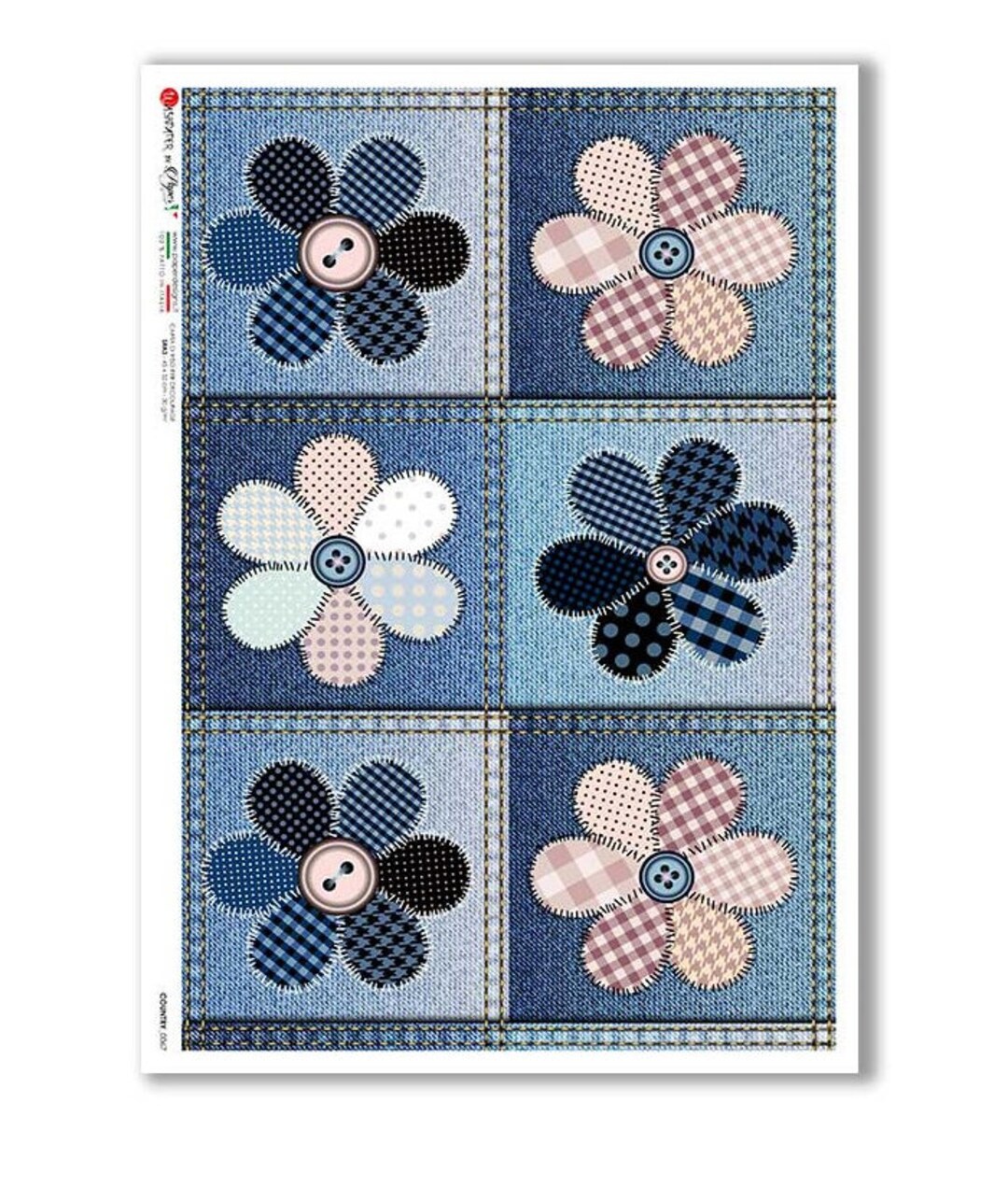 Paper Designs Rice Paper - Country - Patriotic Rice Paper - Decoupage ...