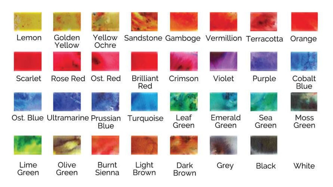 Brusho Crystal Color - Colorfin-brusho Crystal Color - Watercolor Ink ...
