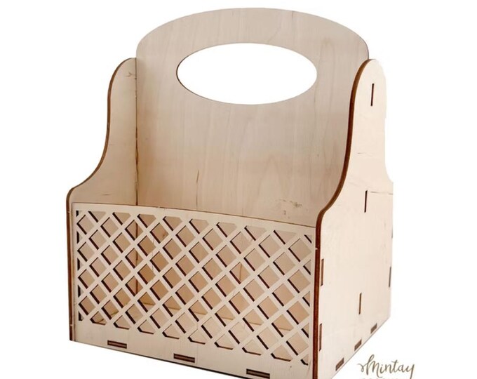 Mintay Woodies Basket 2 - DIY Plywood Decor - Mintay Papers Woodies ...