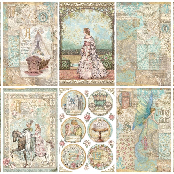 Stamperia Rice Paper - Etsy