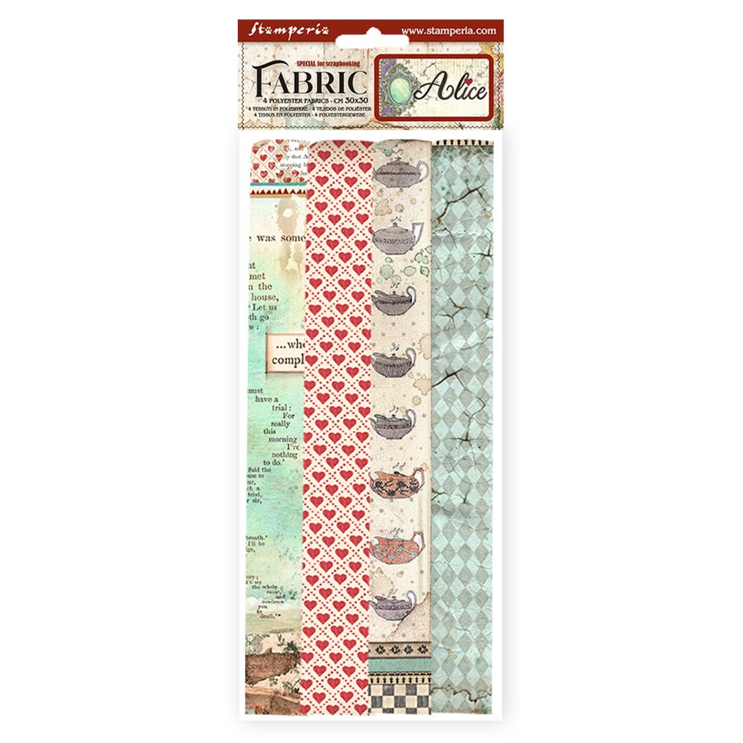 Stamperia Alice Forever Fabric Sheets - Alice Forever Collection ...