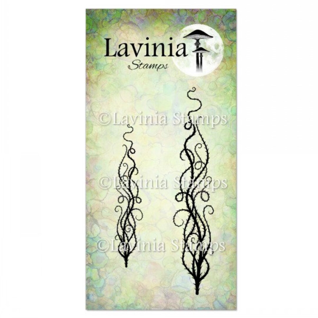 Lavinia Stamps Dragons Thorn Set - Curling Vines Stamp - Silhouette ...