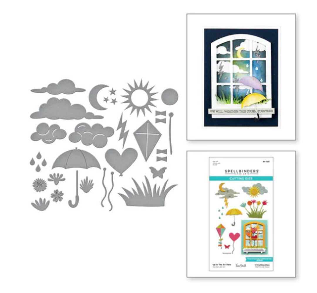 Spellbinders up in the Air View Etched Die Set - Windows With a View ...