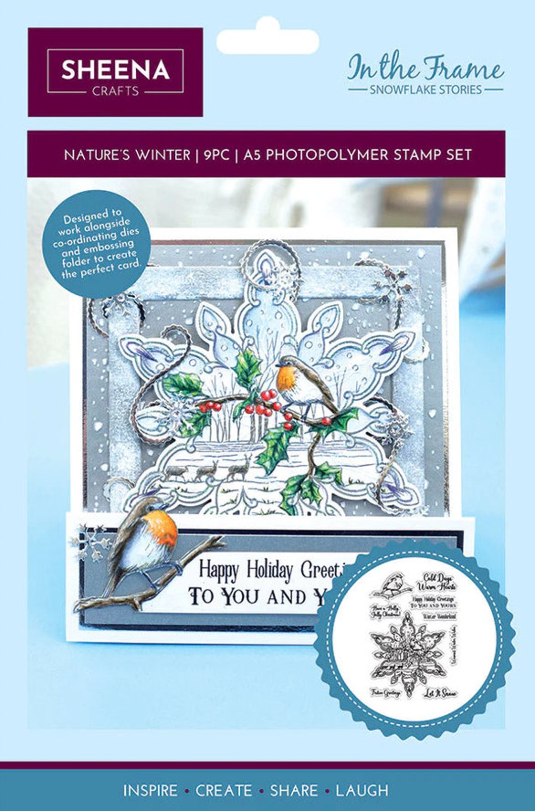 Crafter's Companion Nature's Winter Stamp Set Crafter's Companion in ...