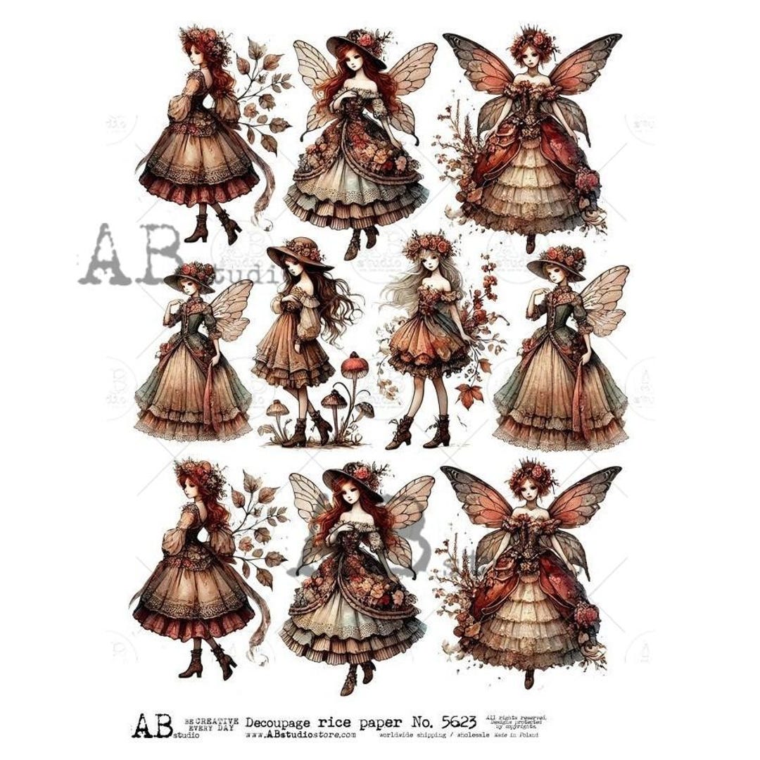 Abstudio A4 Decoupage Rice Paper - Decoupage Paper - Rice Paper - A4 ...