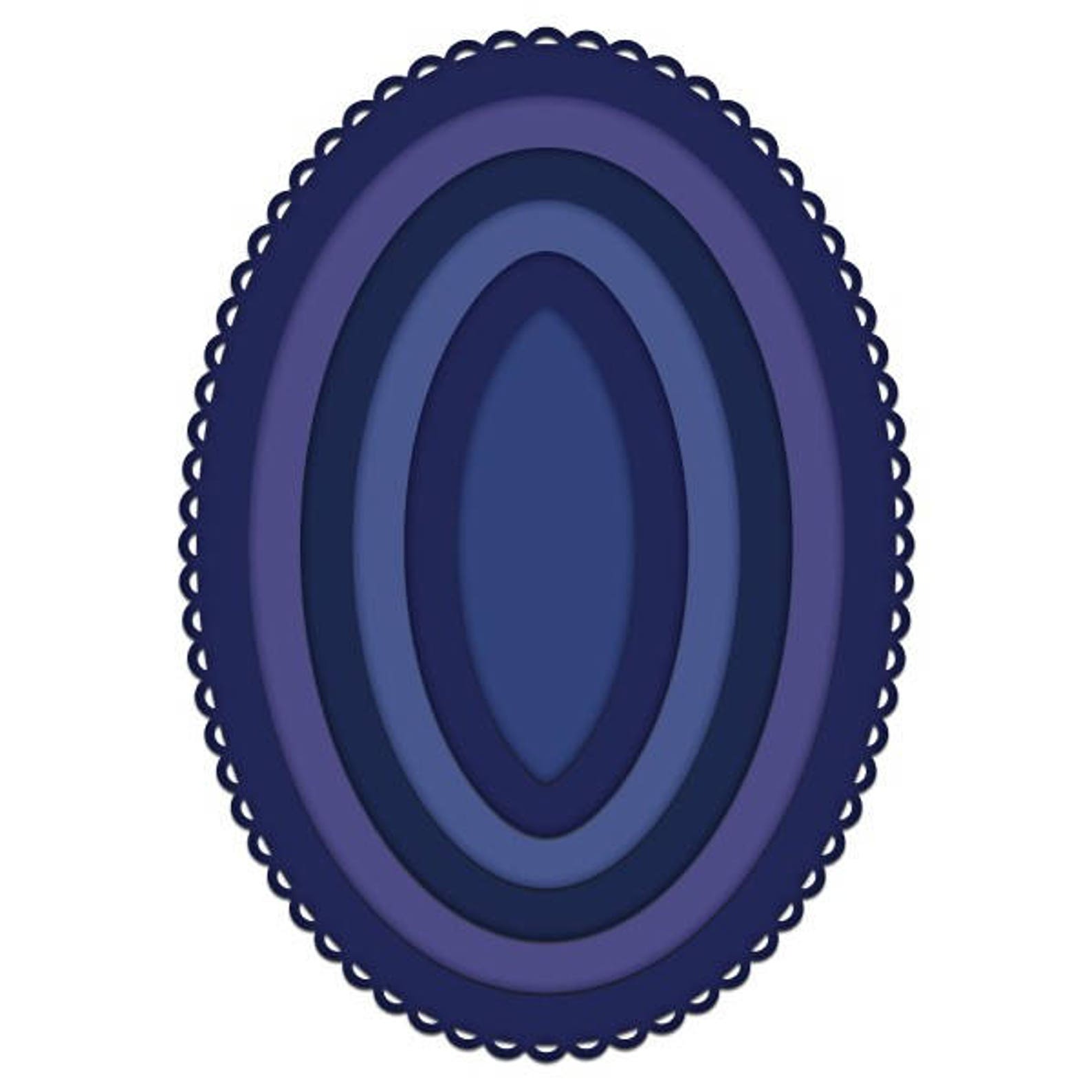 Heartfelt Creations Eyelet Oval & Basics Large Die Oval Die | Etsy