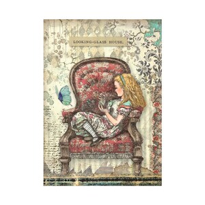 Stamperia A6 Alice Forever 8pk Rice Paper - Decoupage Rice Paper ...