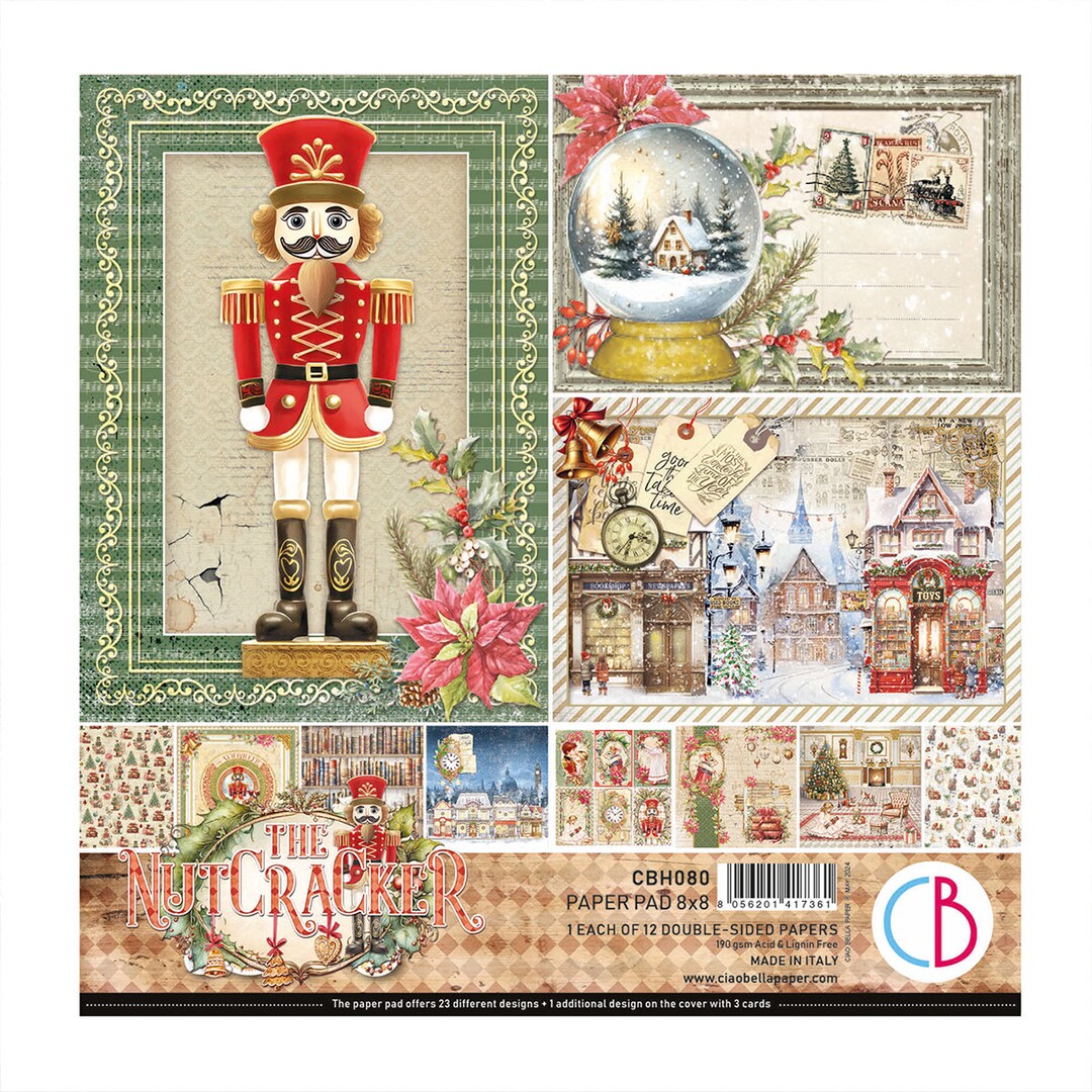 Ciao Bella 8x8 the Nutcracker Cardstock - Ciao Bella - 8x8 Cardstock ...