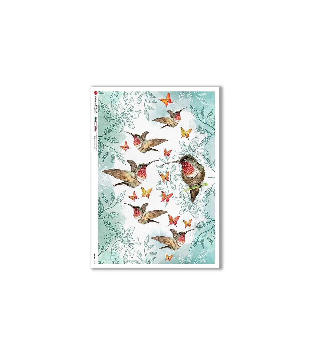 Paper Designs Rice Paper - Animals - Animal Rice Paper - Decoupage Rice ...